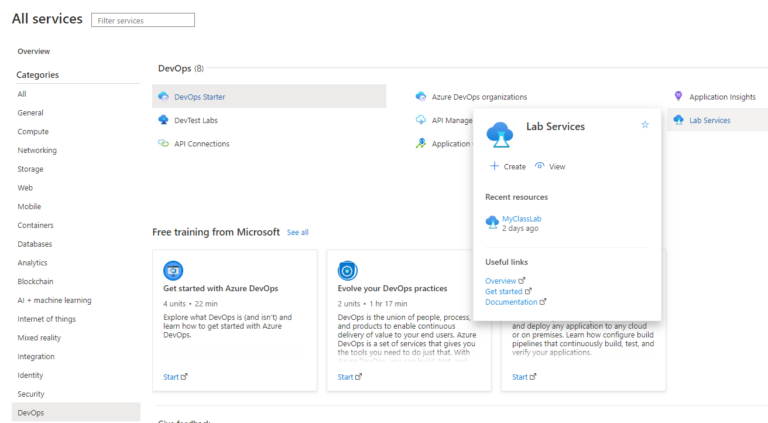 Azure Lab Services: Overview & Instructions - OpsRamp