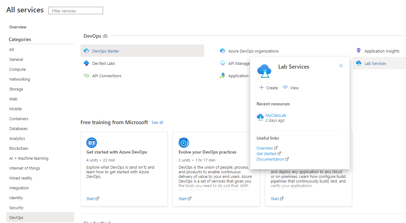 Azure Lab Services: Overview & Instructions - OpsRamp